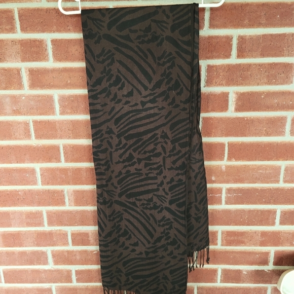 None | Accessories | 524 Animal Print Wide Long Scarf | Poshmark
